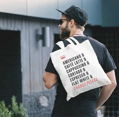 Coffee & Merchandise – Change Please